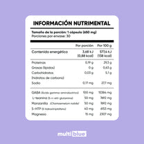 Multiblue Relax 30 Cap – MultiBlue | Los Multivitamínicos #1 en el Mercado