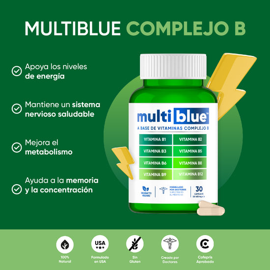 Multiblue B-Complex – MultiBlue | Los Multivitamínicos #1 en el Mercado