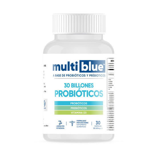 MultiBlue Probiótico 30 Billones – MultiBlue | Los Multivitamínicos #1 ...