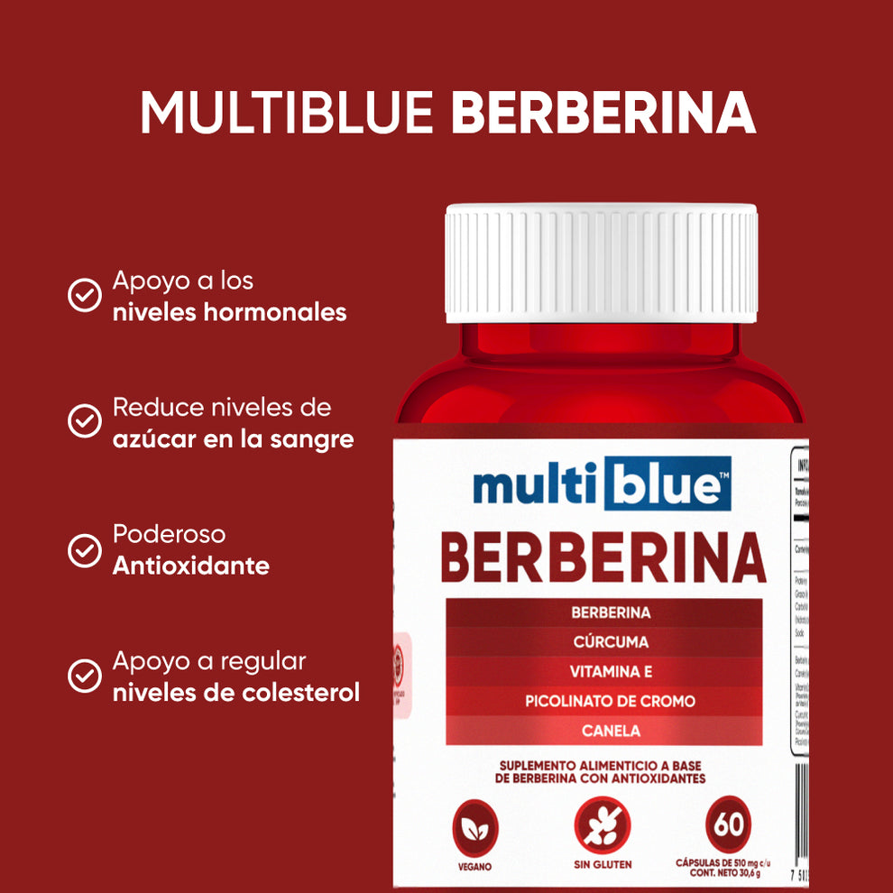 Multiblue Berberina 60 Cap – MultiBlue | Los Suplementos #1 en el Mercado