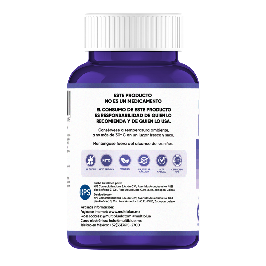 Multiblue Magnesio y GABA 30 Cap – MultiBlue | Los Suplementos #1 en el ...