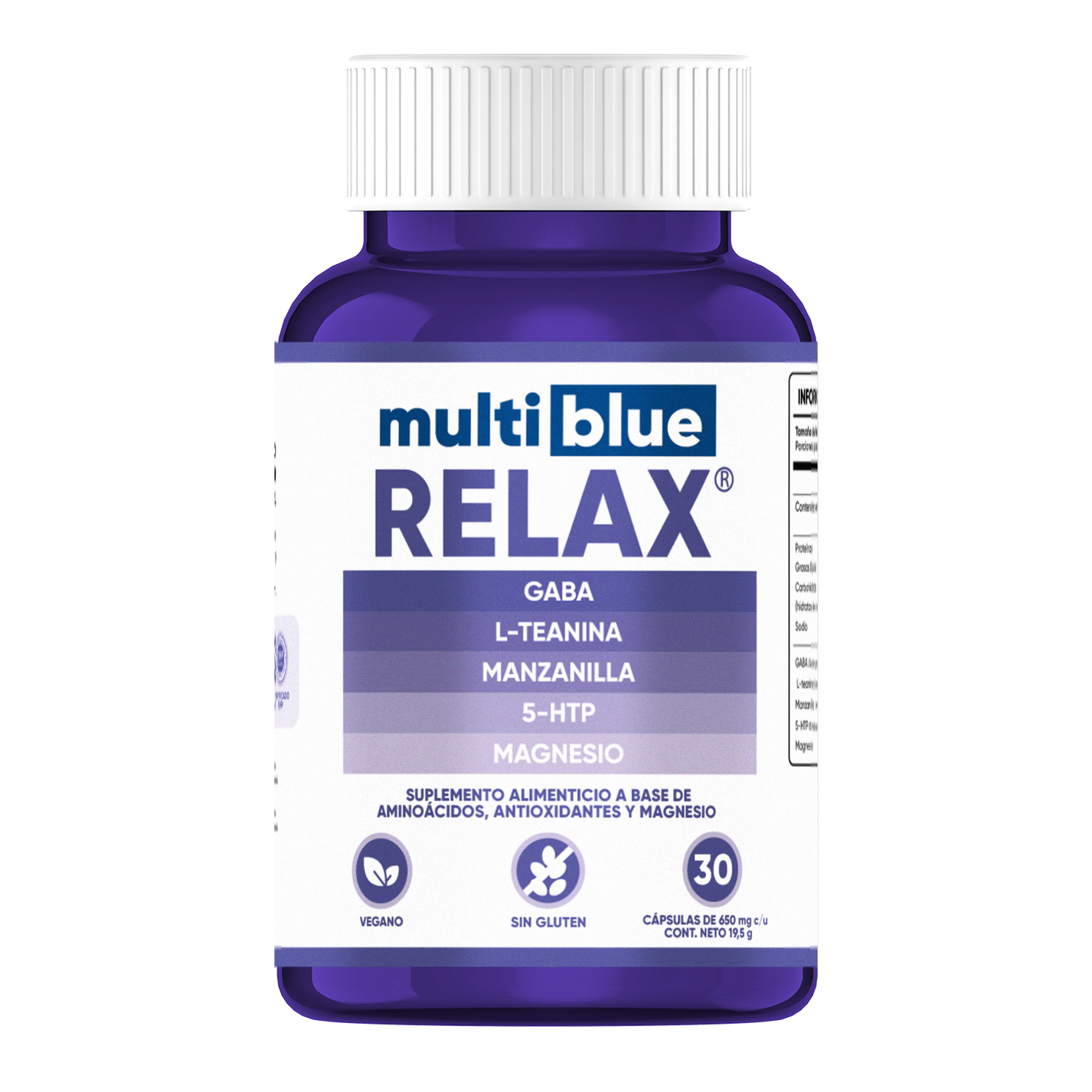 Multiblue Relax 30 Cap – MultiBlue | Los Suplementos #1 en el Mercado