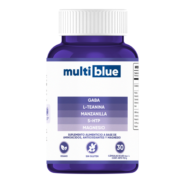 Multiblue Magnesio y GABA 30 Cap – MultiBlue | Los Suplementos #1 en el ...