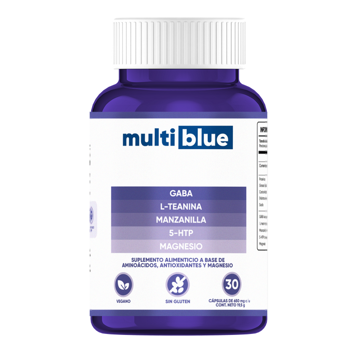 Multiblue Magnesio y GABA 30 Cap – MultiBlue | Los Suplementos #1 en el ...