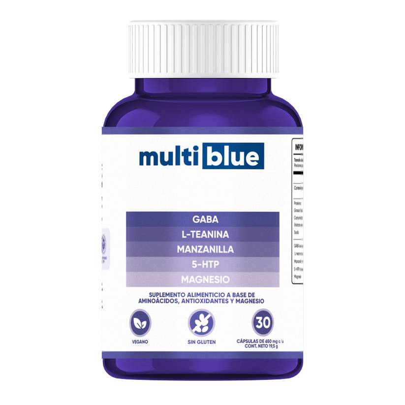 Multiblue Magnesio y GABA 30 Cap – MultiBlue | Los Suplementos #1 en el ...